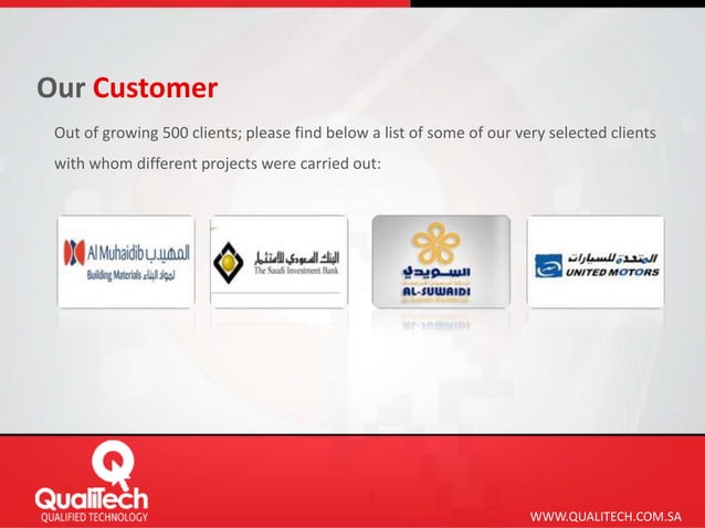 Qualitech egypt presentation | PPSX