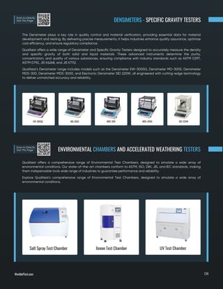 Qualitest’s Extensive Range Plastic Testing Technologies - Built for ...