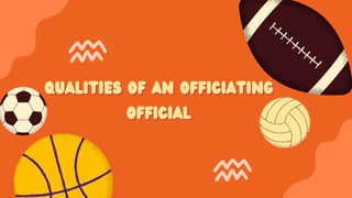 QUALITIES-OF-AN-OFFICIATING-OFFICIAL-done.pdf | Resume Writing and ...