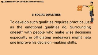 QUALITIES-OF-AN-OFFICIATING-OFFICIAL-done.pdf | Resume Writing and ...