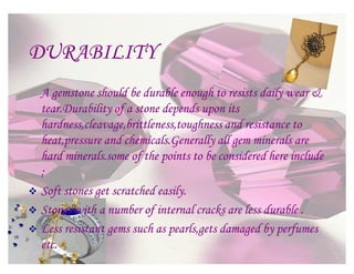 Qualities of-gemstone | PDF