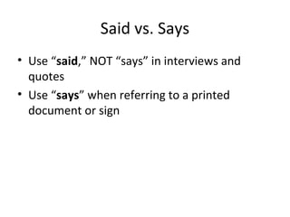 Qualities of Good Writing (Journalism) | PPT