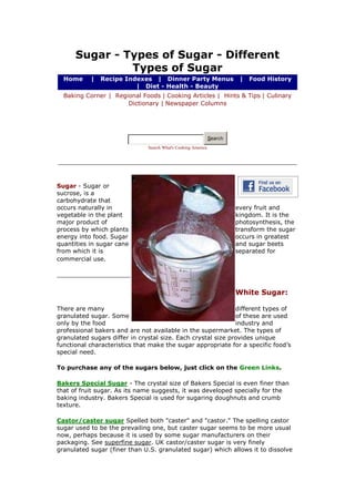Qualities in sugar | DOCX