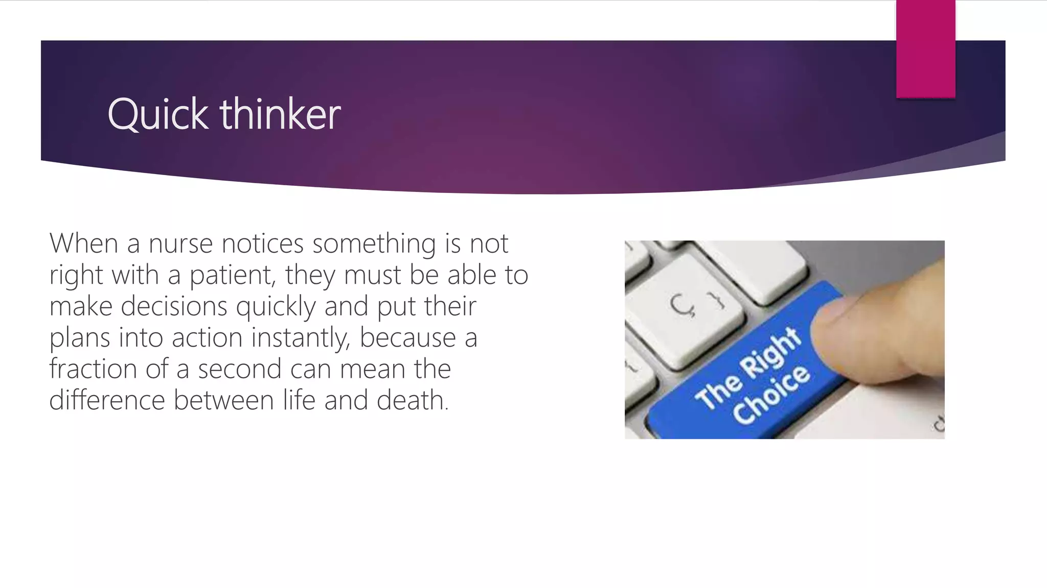 Qualities of a good Nurse | PPTX