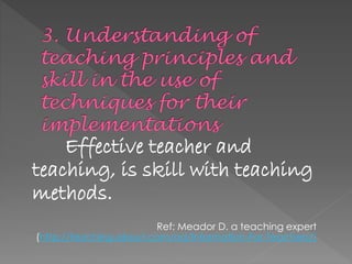 Qualities of a good teacher | PPTX