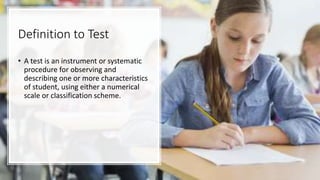 Characteristics of a Good Test | PPTX