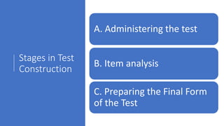 Characteristics of a Good Test | PPTX