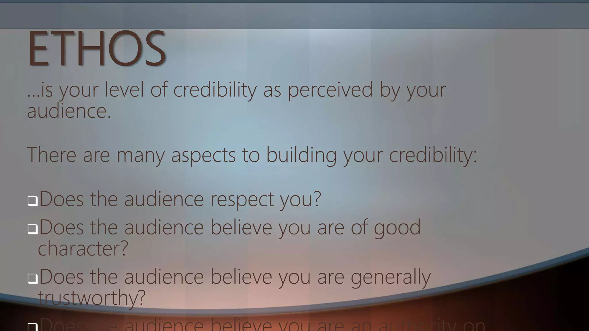 Qualities of an effective public speaker | PPTX