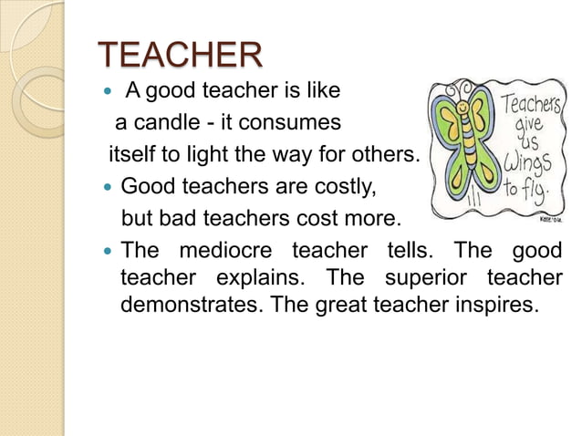 Qualities of an effective teacher | PPTX