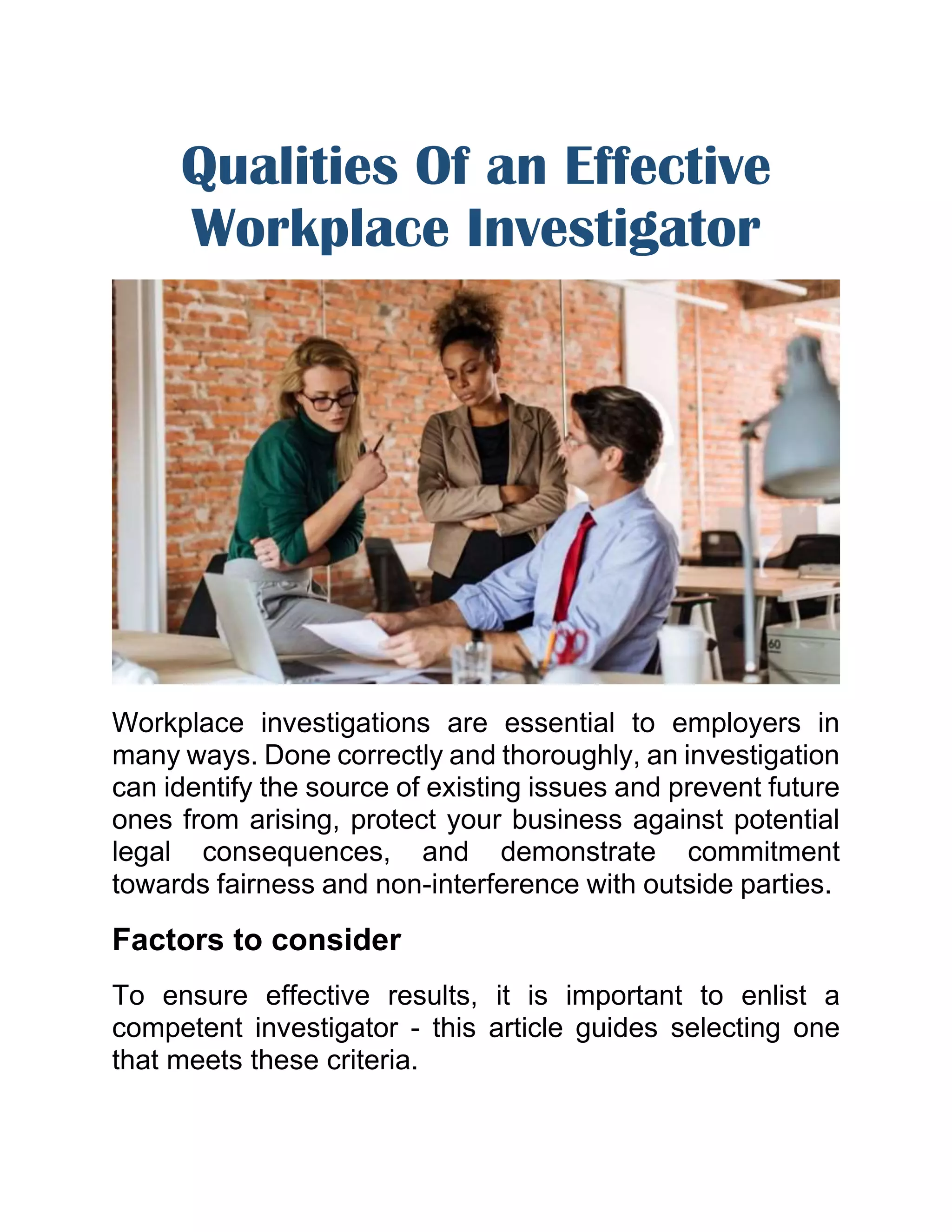 Qualities Of an Effective Workplace Investigator.pdf