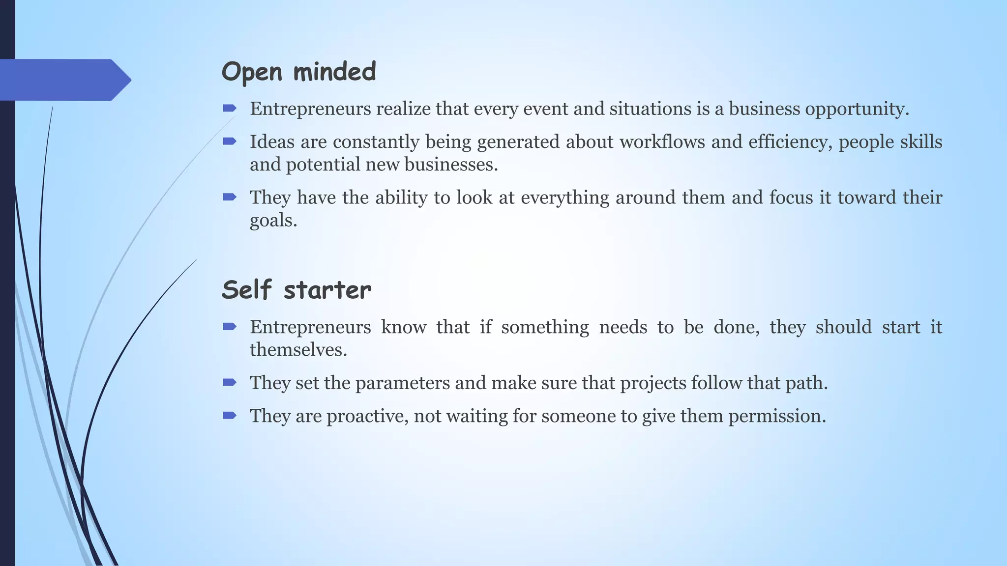 Qualities of an entrepreneur | PPTX
