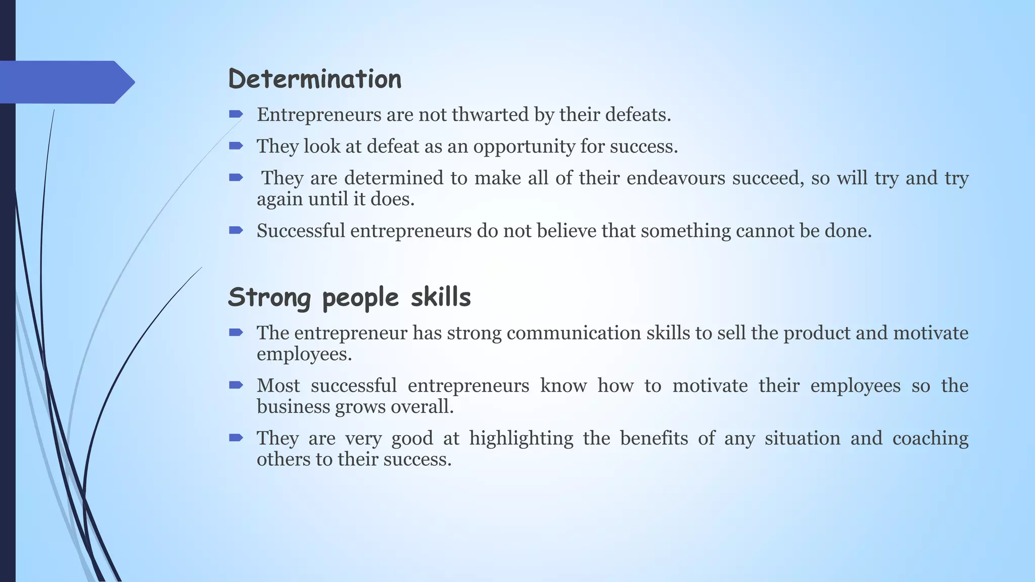 Qualities of an entrepreneur | PPTX