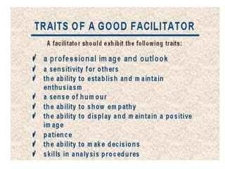 Qualities of an excellent trainer | PPTX