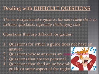 Qualities of an Ideal Tour Guide | PPTX