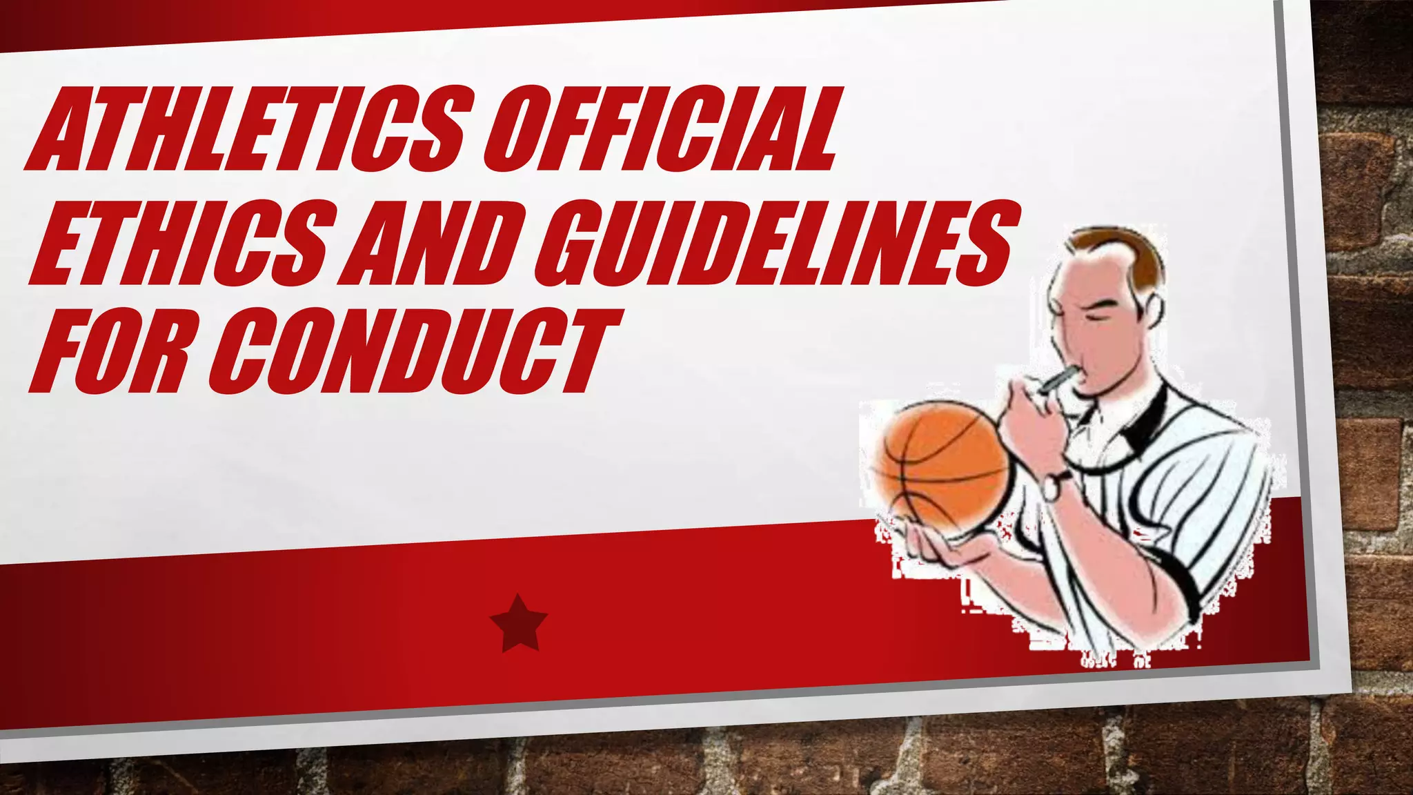 Qualities of an officiating officials | PPTX