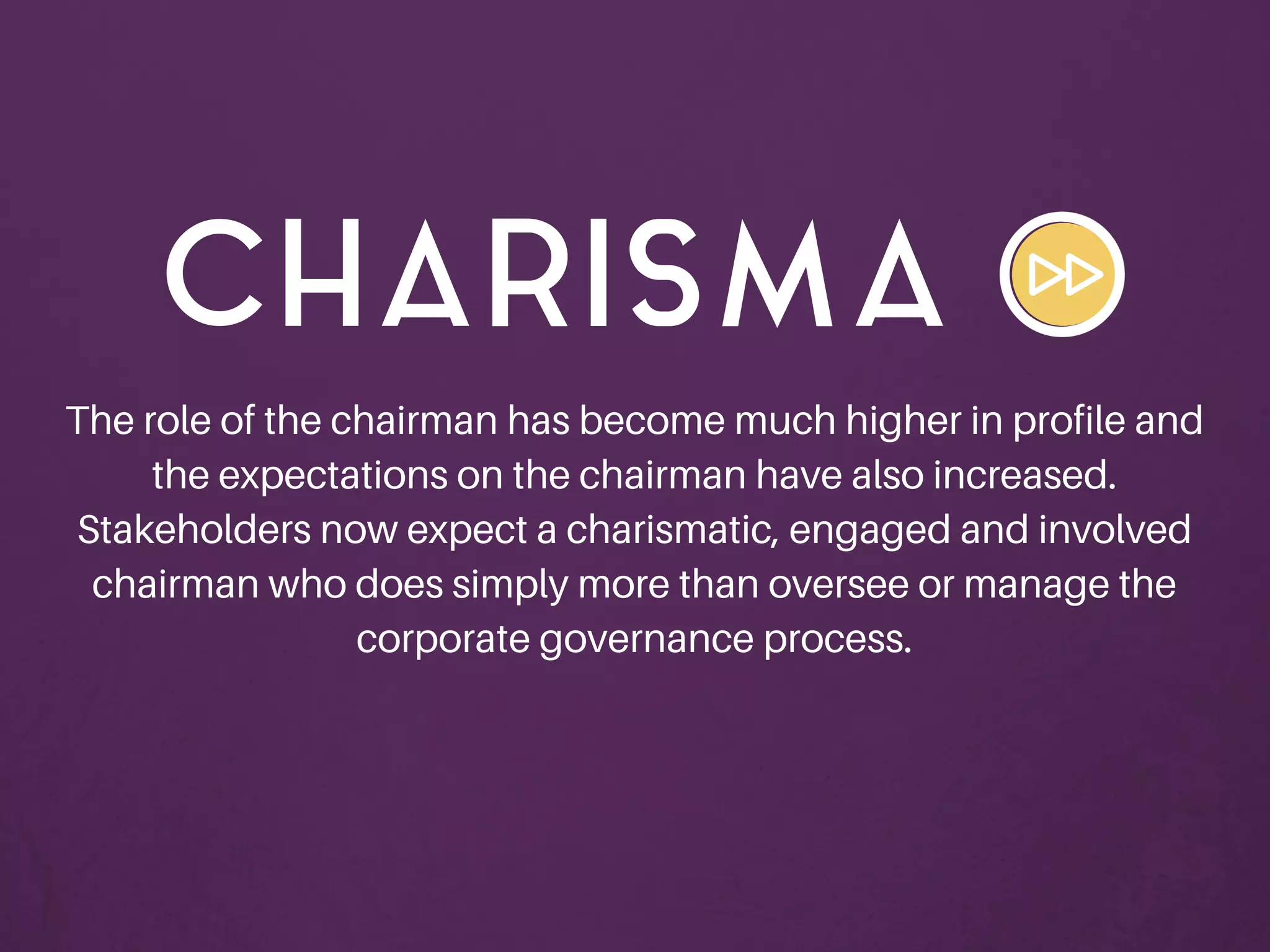 Qualities of an Outstanding Chairman | PDF