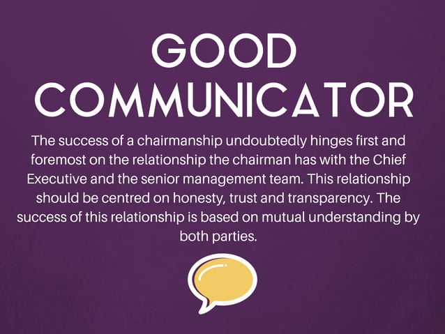 Qualities of an Outstanding Chairman | PDF | Executive Leadership ...