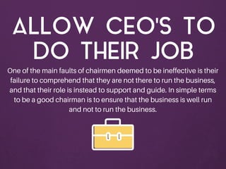 Qualities of an Outstanding Chairman | PDF