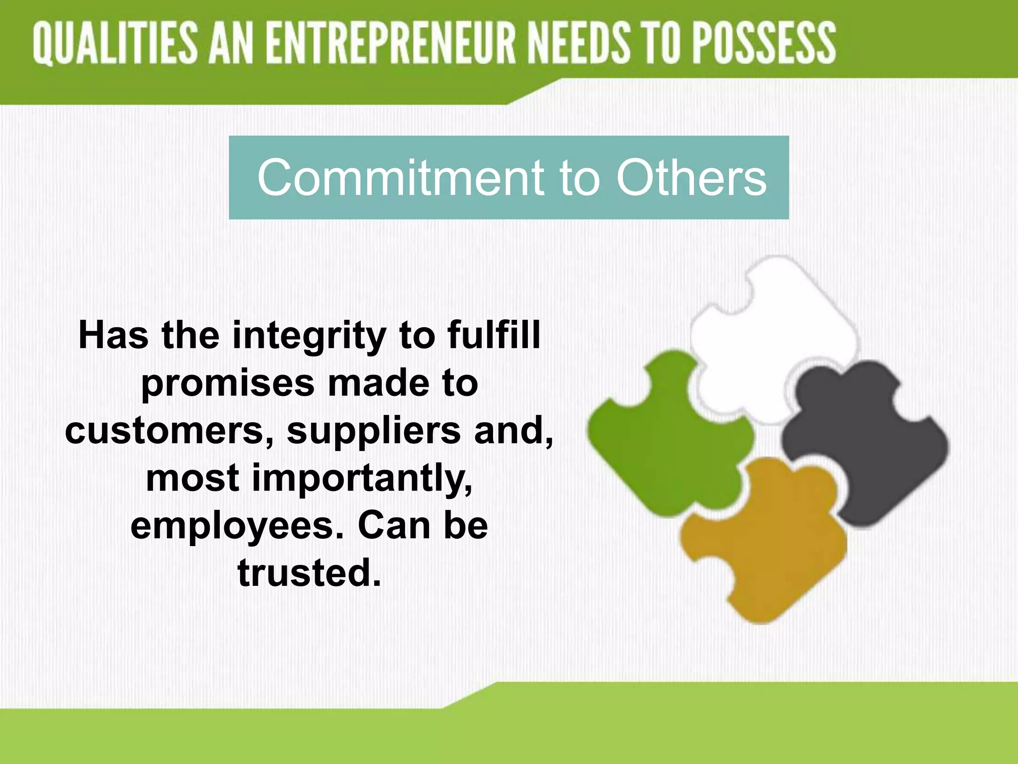 Qualities of a Successful Entrepreneur by Ty Rhame | PPTX | Startups ...