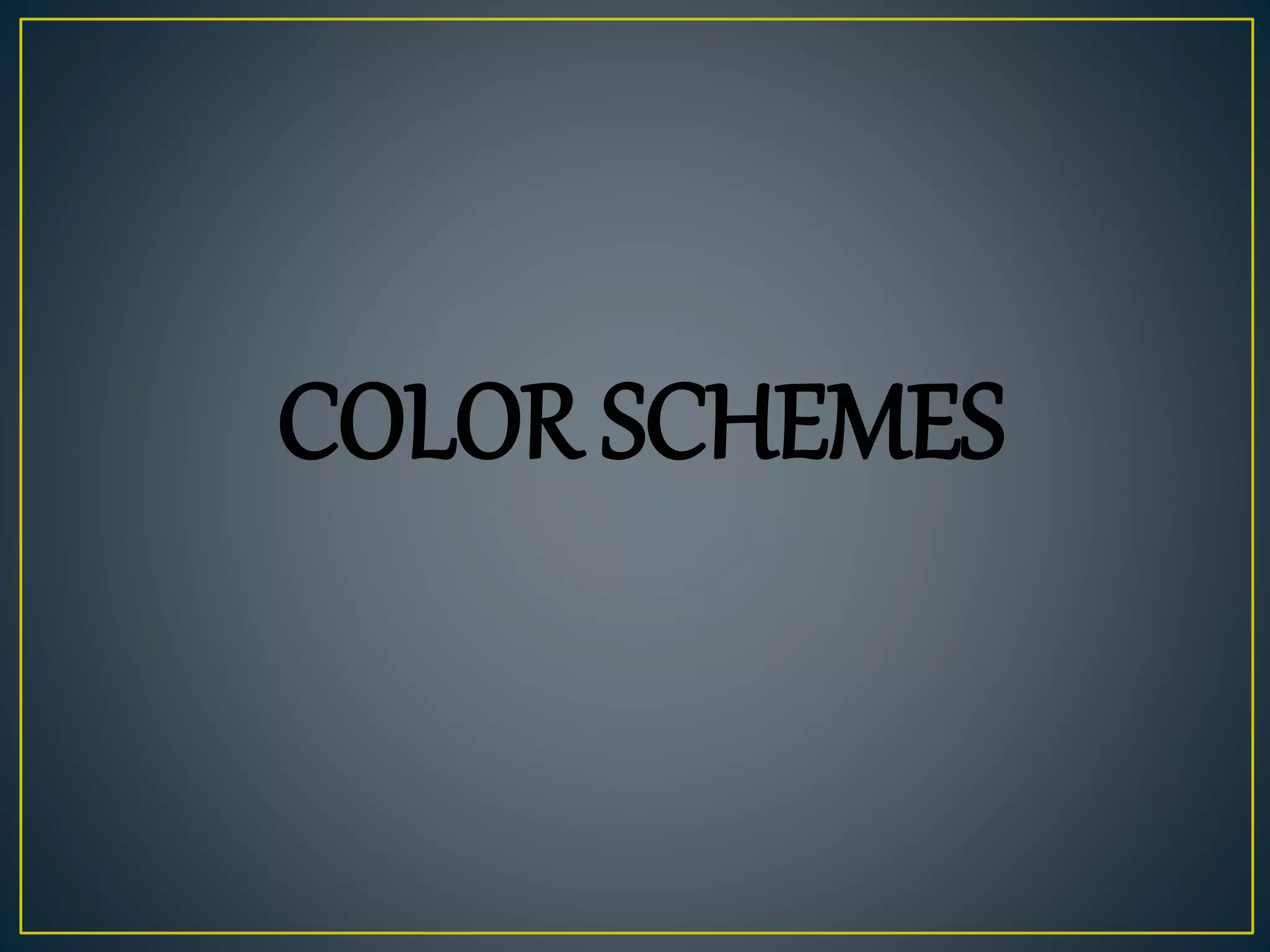 Qualities of color and color scheme | PPTX