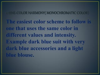 Qualities of color and color scheme | PPTX
