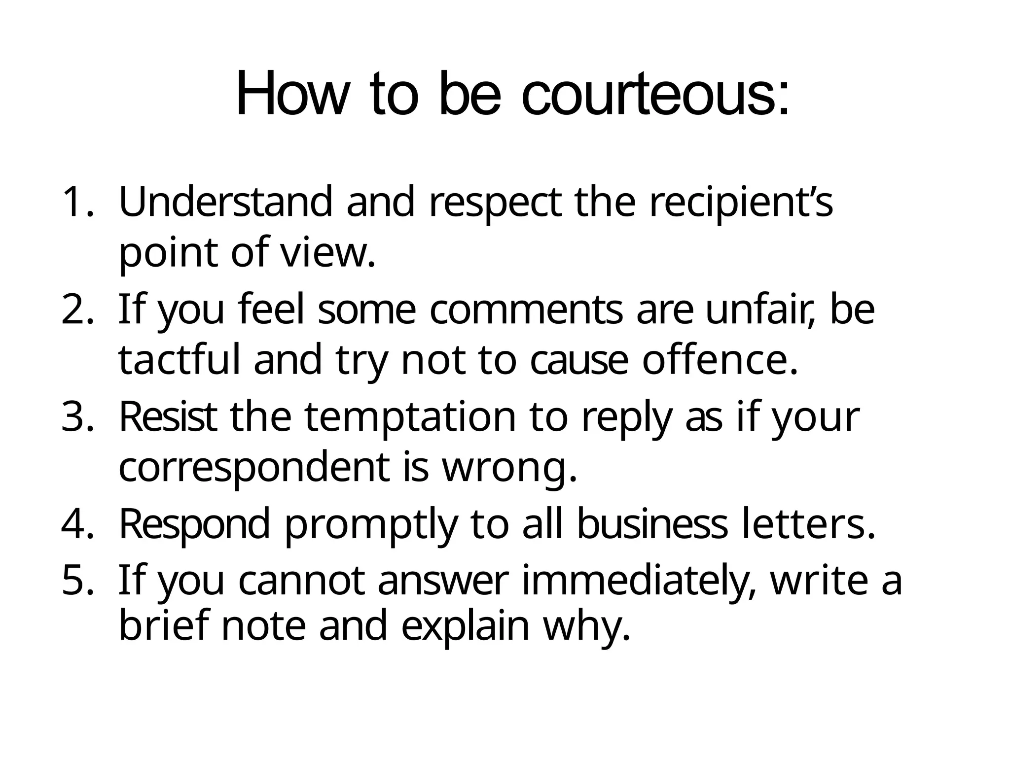 Qualities of Effective Business Letter. pptx helps to understand more ...