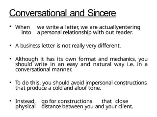 Qualities of Effective Business Letter. pptx helps to understand more ...
