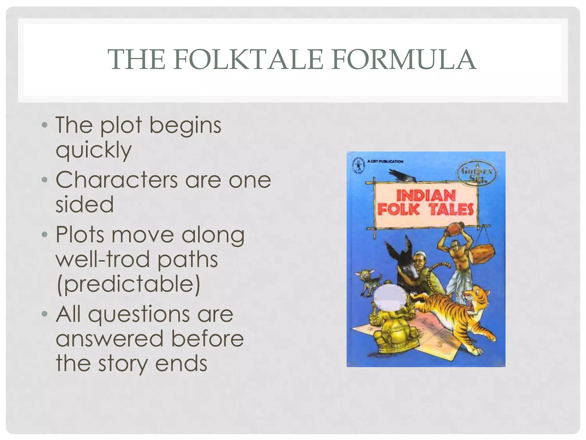 Elements of Folktales | PPTX