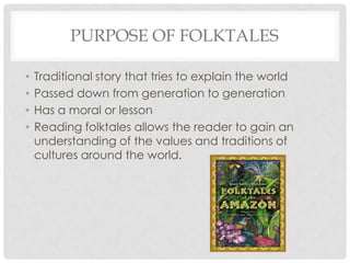 Elements of Folktales | PPTX