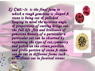 Qualities of gemstone | PPT