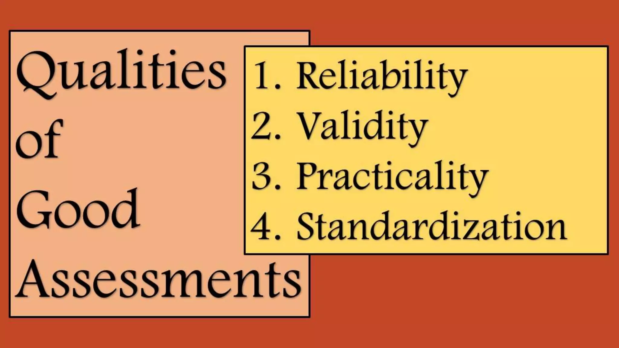 Qualities of good assessment | PPT