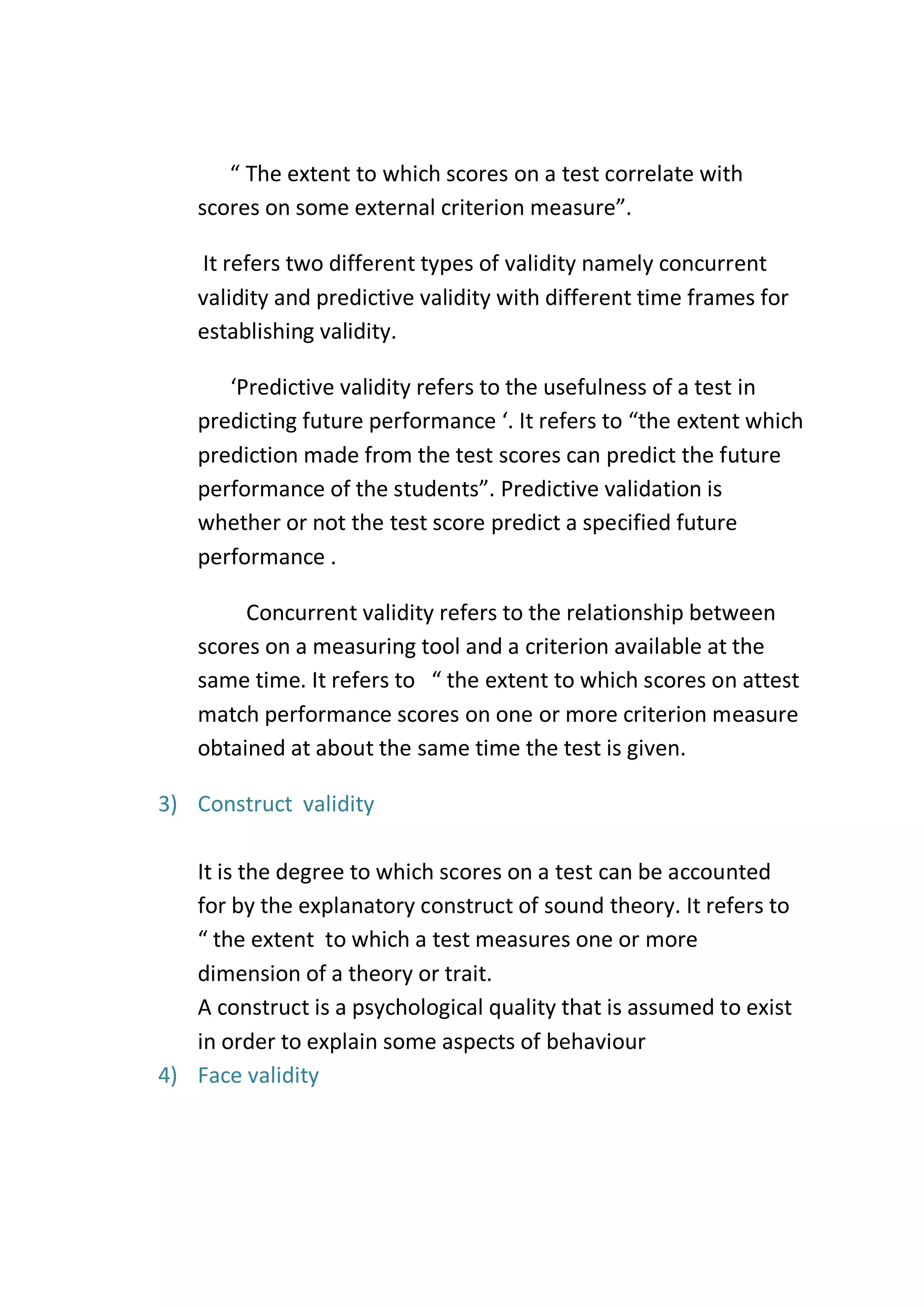 Qualities of good evaluation tool (1) | PDF