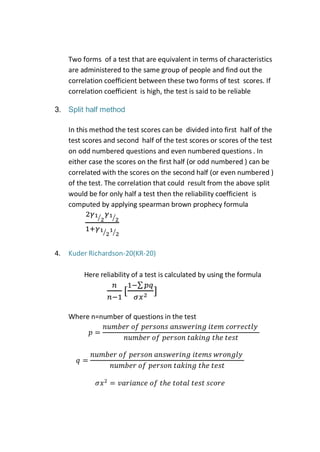 Qualities of good evaluation tool (1) | PDF