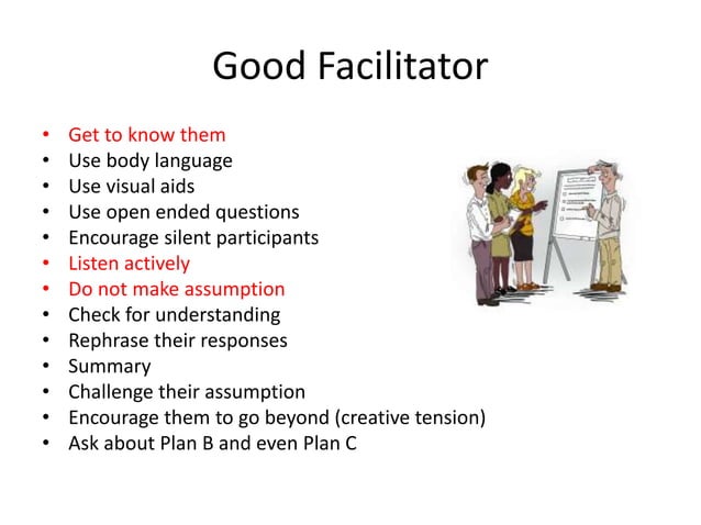 Good facilitator | PPT