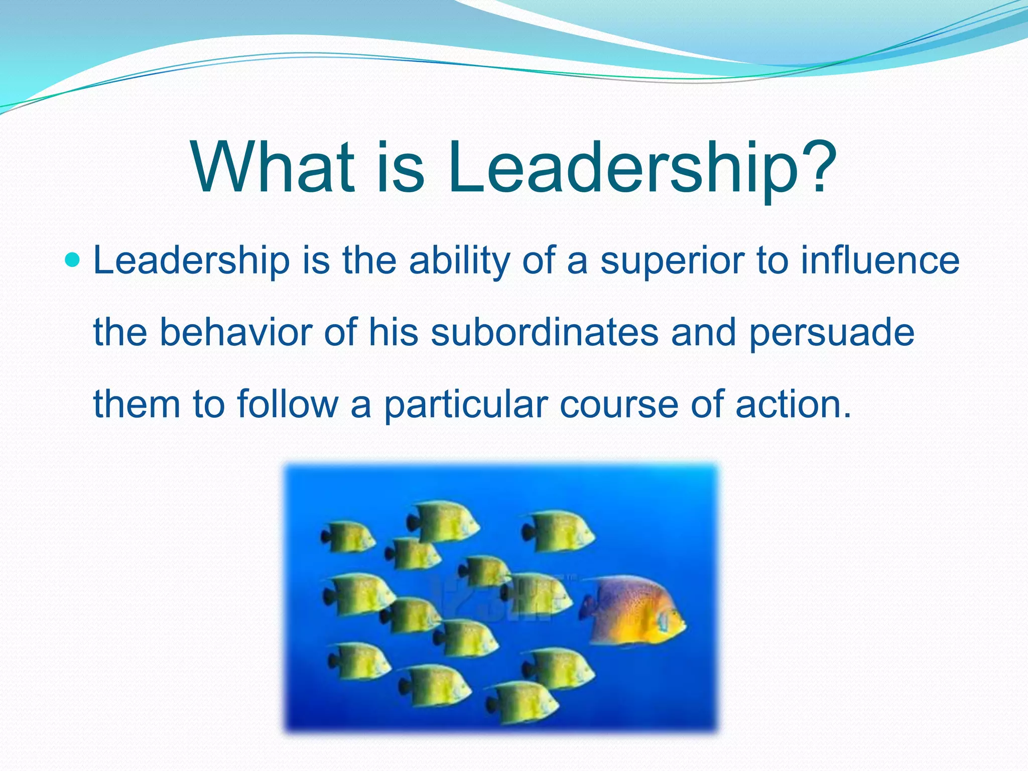 Qualities Of Good Leadership | PPTX
