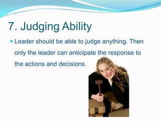 Qualities Of Good Leadership | PPTX