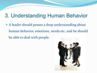 Qualities of good leadership | PPTX