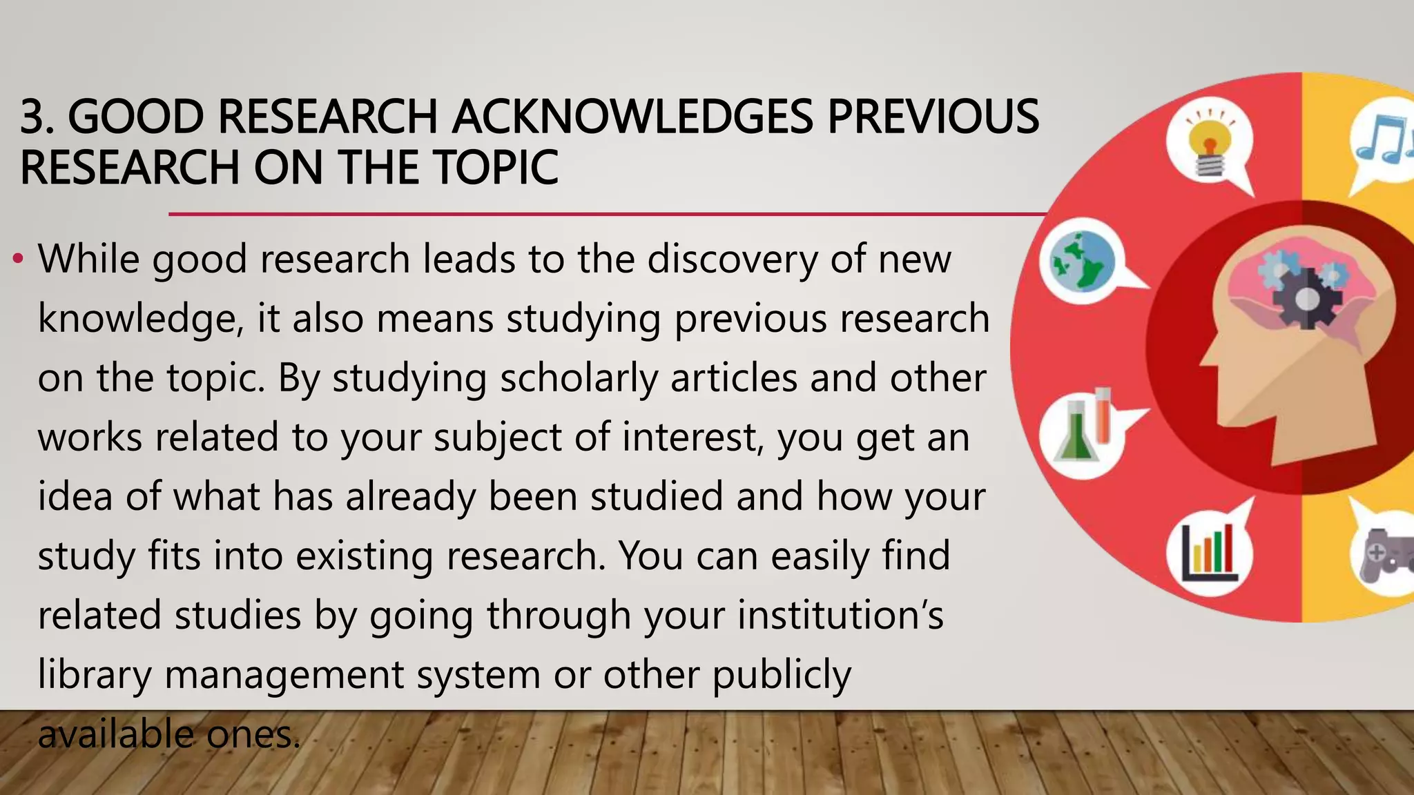 The Qualities of Good Academic Research | PPTX