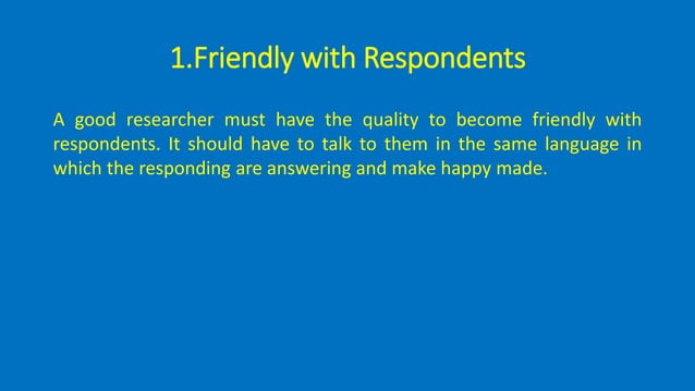 Qualities of good researcher | PPTX | Science