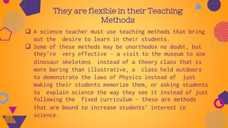 Qualities of good science teacher | PDF