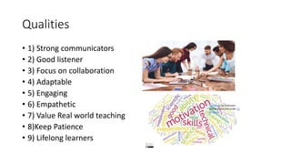 Great Teacher Qualities