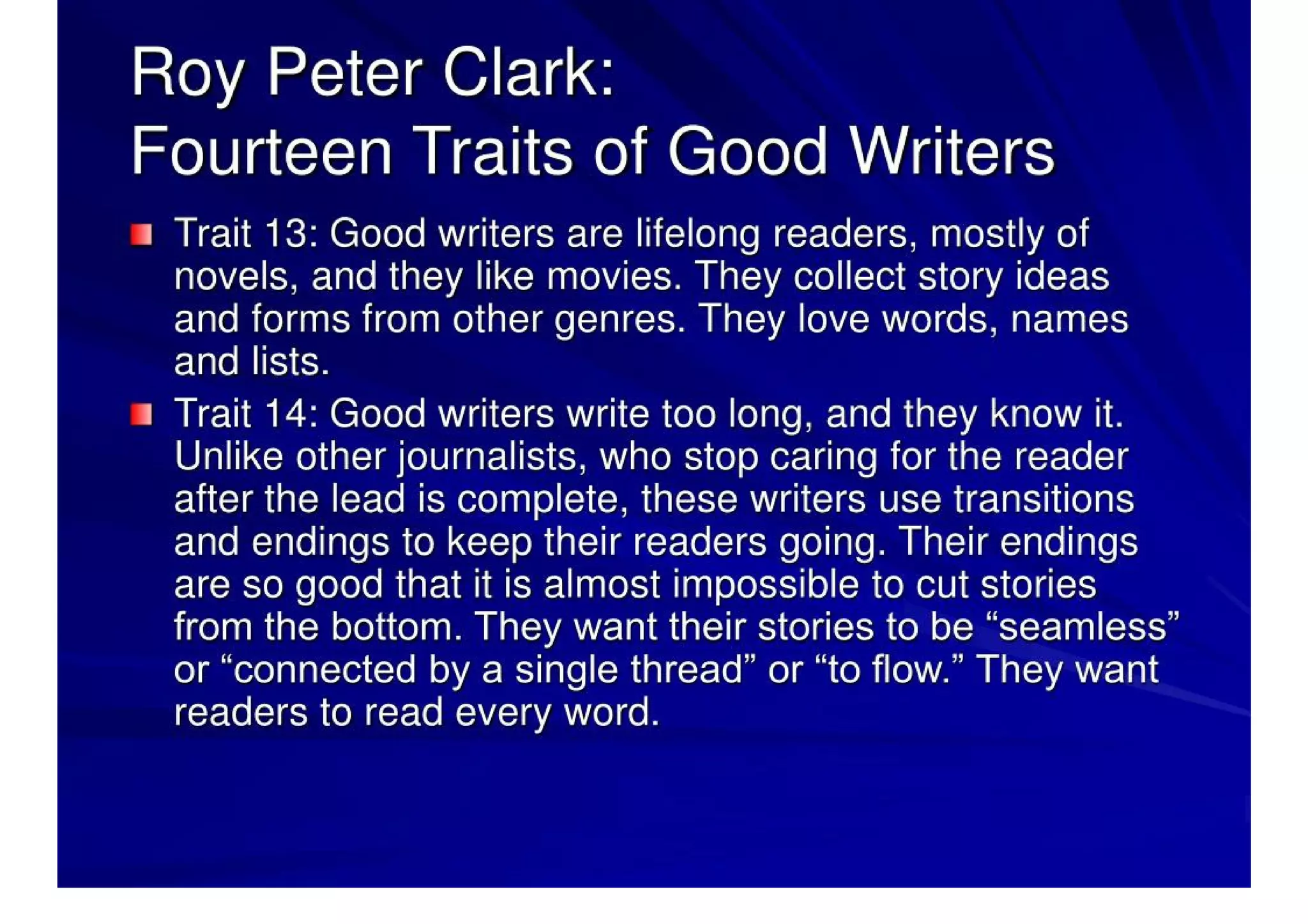 Qualities Of Good Writing | PDF