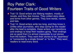 Qualities Of Good Writing | PDF