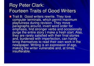 Qualities Of Good Writing | PDF