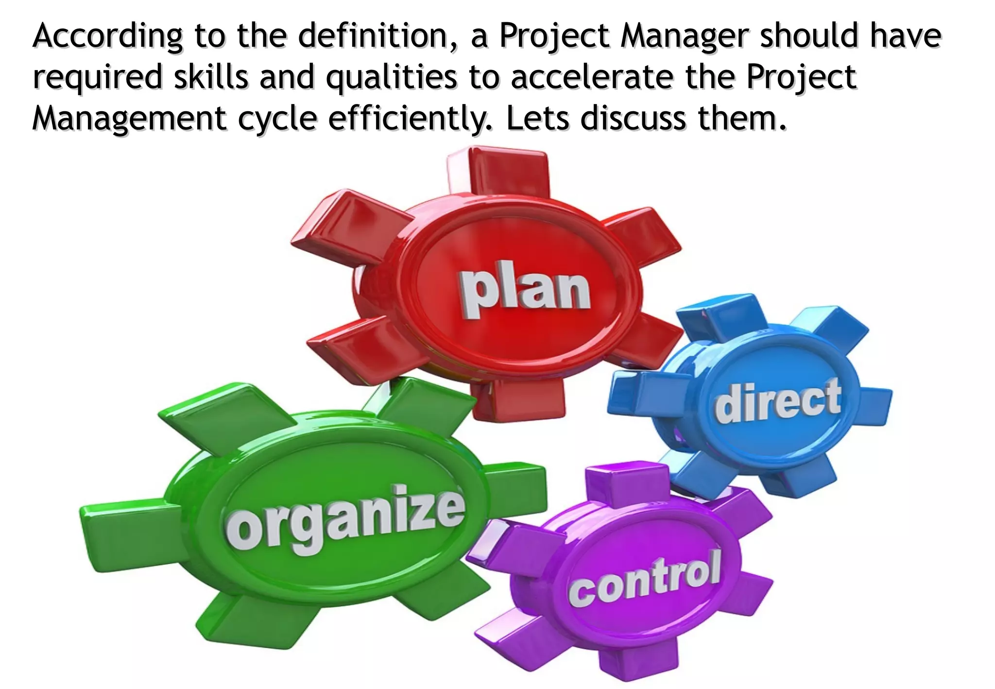 Qualities of project manager | PPT