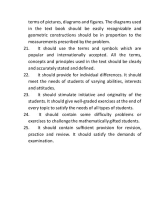 Qualities of textbook | DOCX