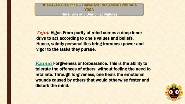 Qualities to achieve krishna | PPTX | Hinduism | Religion & Spirituality