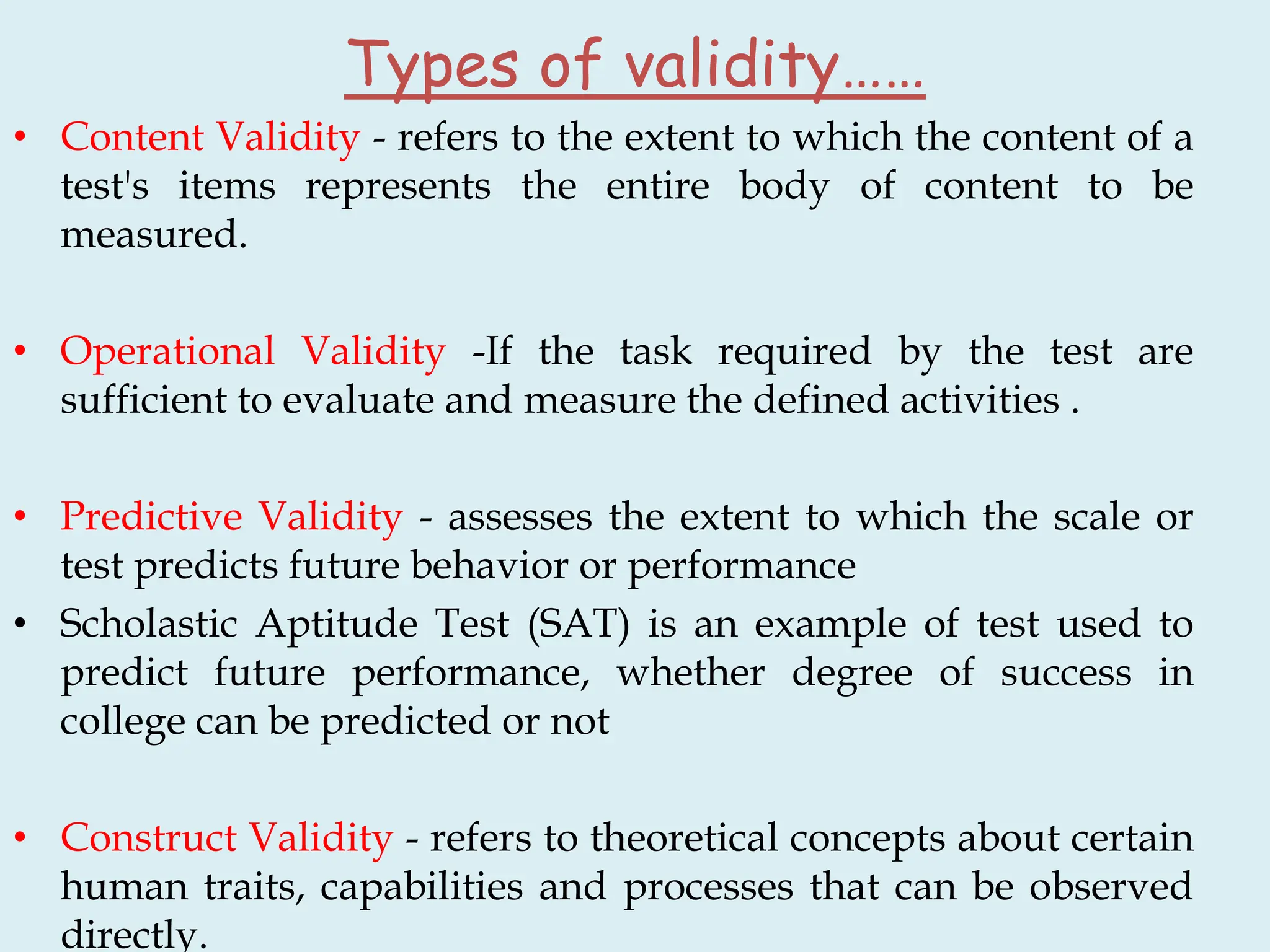 Assessment for learning -Qualities of a Good Test | PPTX