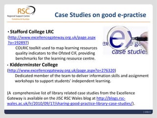 Tips on how libraries can prepare for an Ofsted Inspection | PPTX