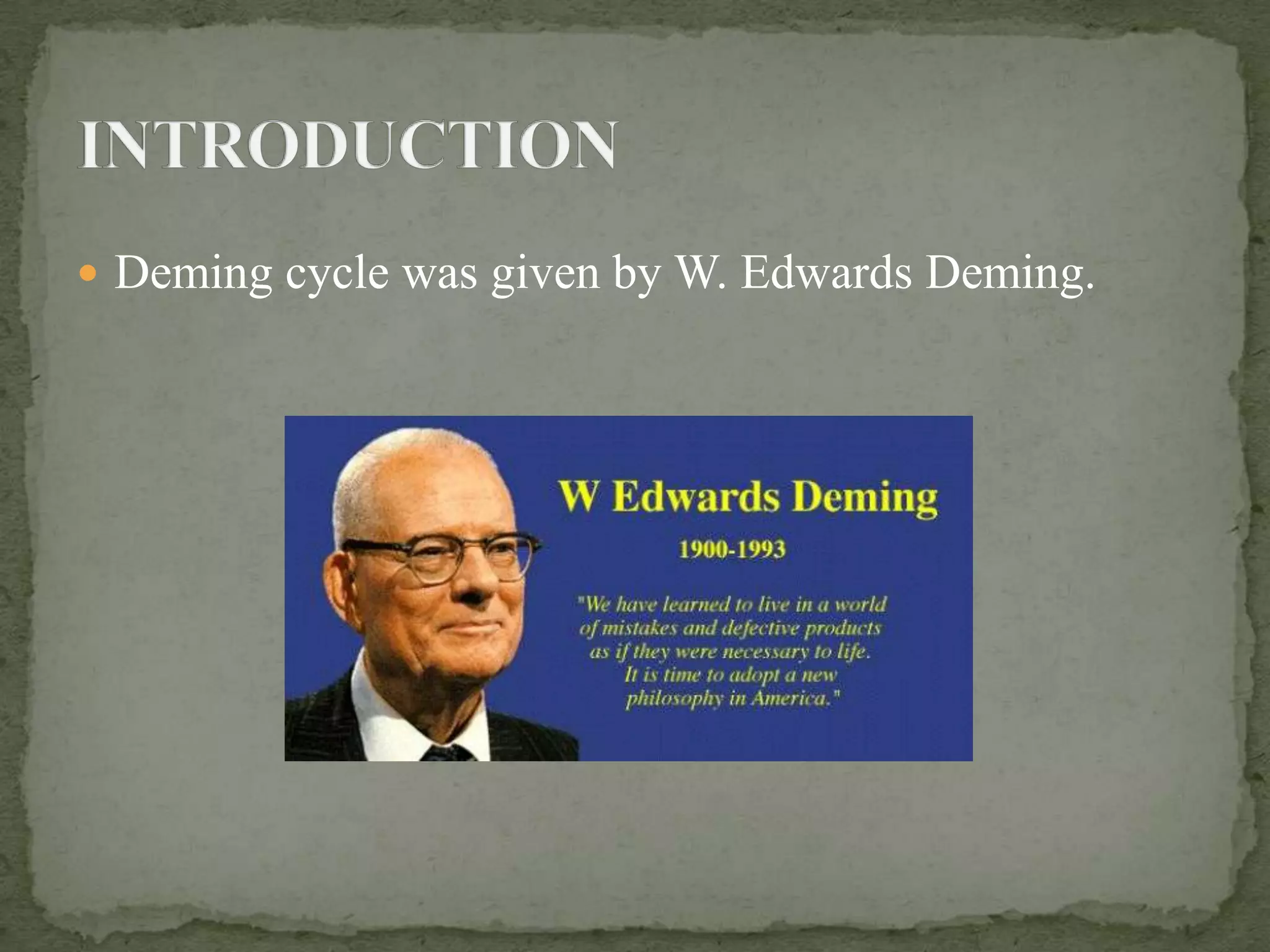 Deming Cycle | PPTX